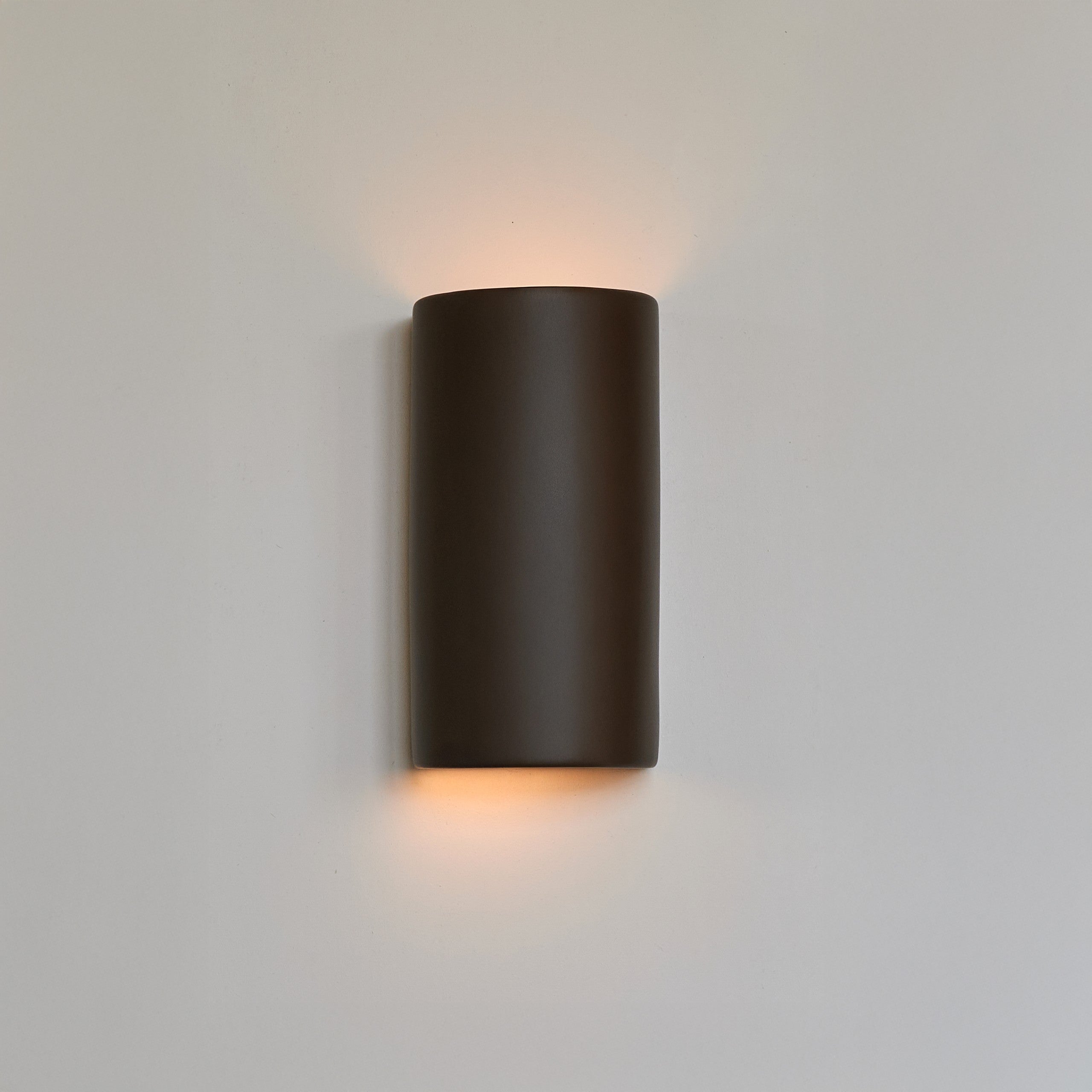 Ora | Handcrafted Ceramic Wall Light | Warm Brown | Sostter