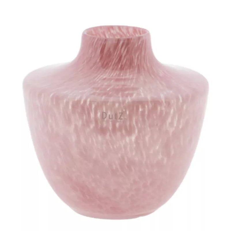 Pink Mouth Blown Glass Vase – Sostter